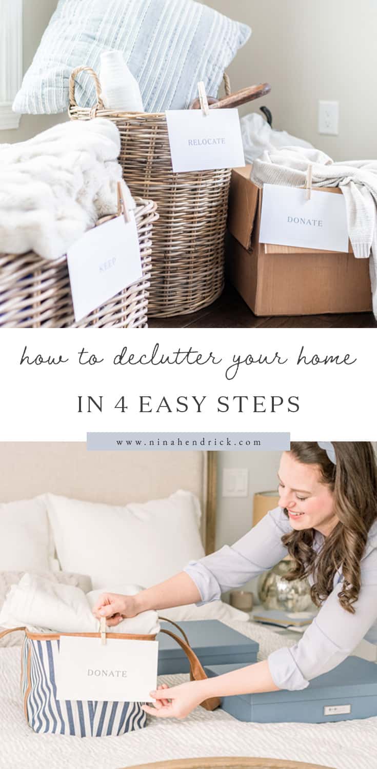How to Declutter Your Home: 4 Easy Steps to Simplify & Organize