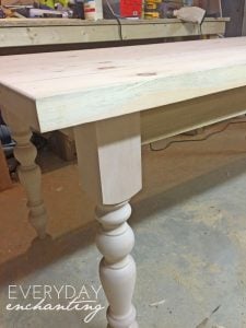 Picnic Table to DIY Cottage Dining Table Tutorial