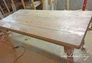 Picnic Table to DIY Cottage Dining Table Tutorial