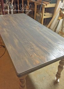 Picnic Table to DIY Cottage Dining Table Tutorial