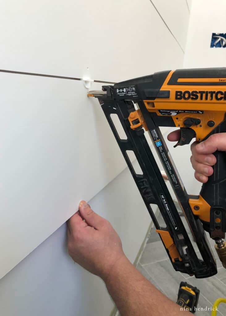 PVC Shiplap: How to Plank a Wall with PVC — Nina Hendrick