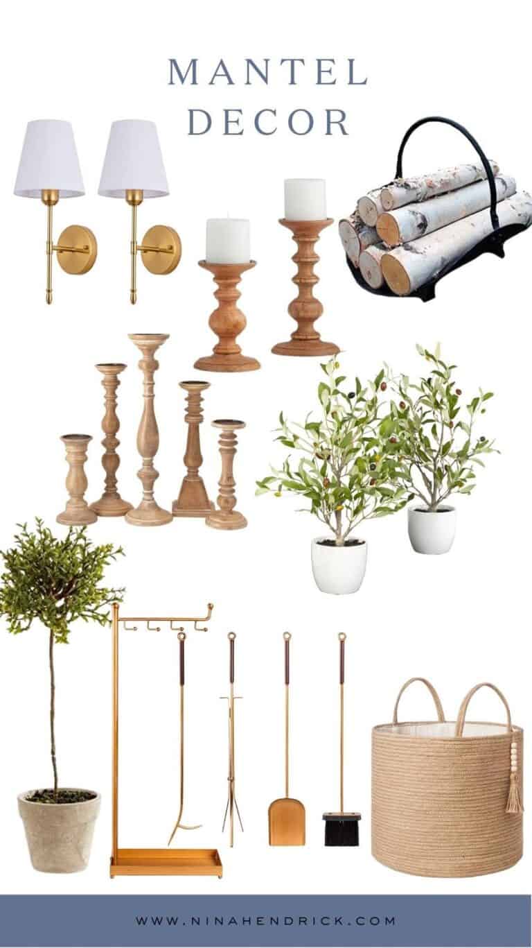 Mantel Decor Ideas - 5 Easy Steps to a Beautifully Balanced Mantel