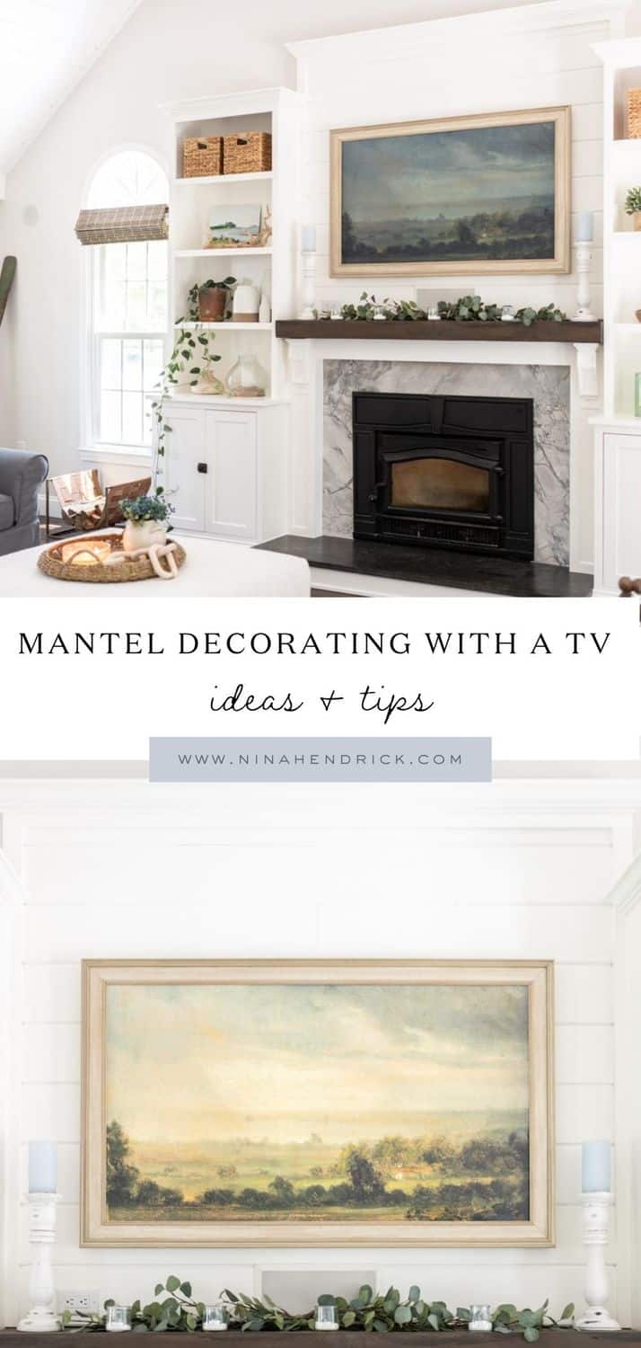 Mantel Decorating With a TV: 10 Ideas and Tips — Nina Hendrick