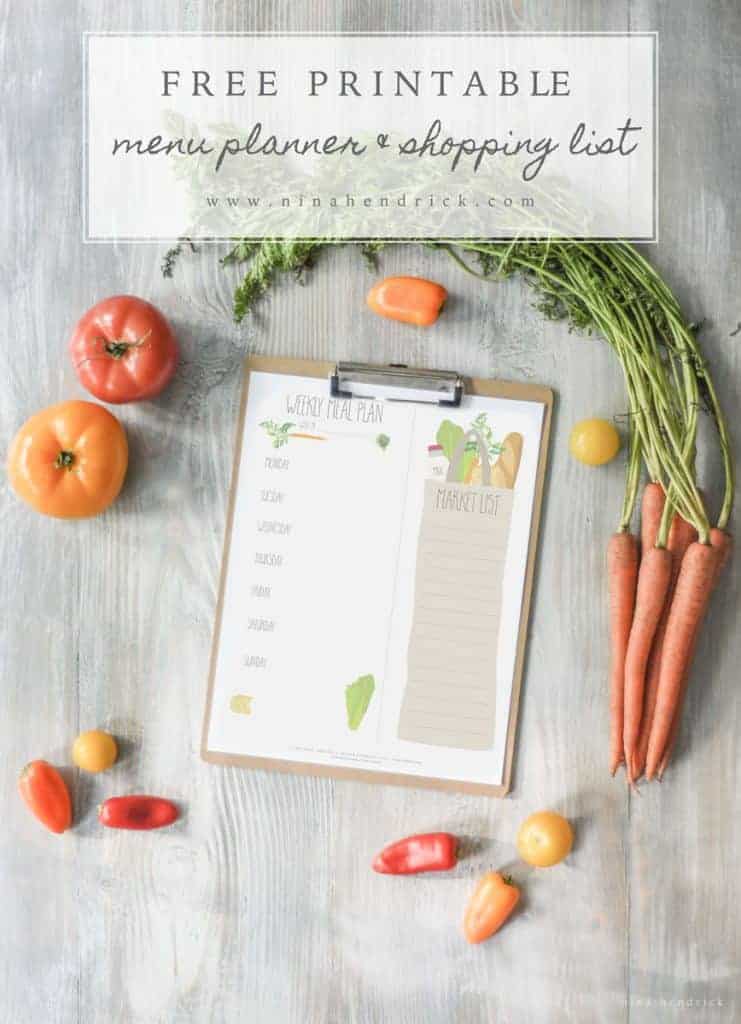 Free Printable Weekly Menu And Shopping List free-printable-weekly-menu-and-shopping-list