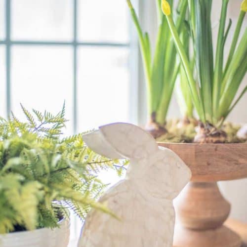 Spring Mantel Decor | Easter Decor Inspiration | Nina Hendrick Design Co.
