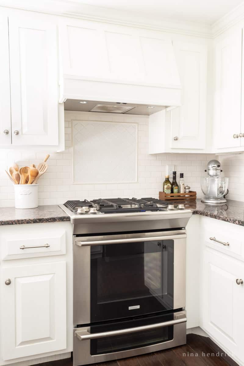 DIY Range Hood Cover with Hidden Storage Tutorial — Nina Hendrick